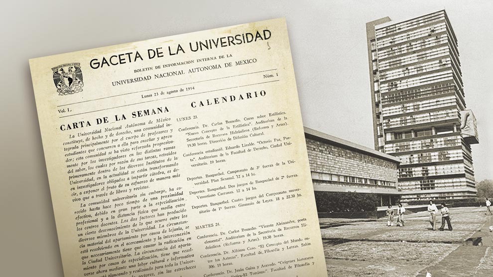 66 años de la Gaceta de la UNAM - Gaceta UNAM